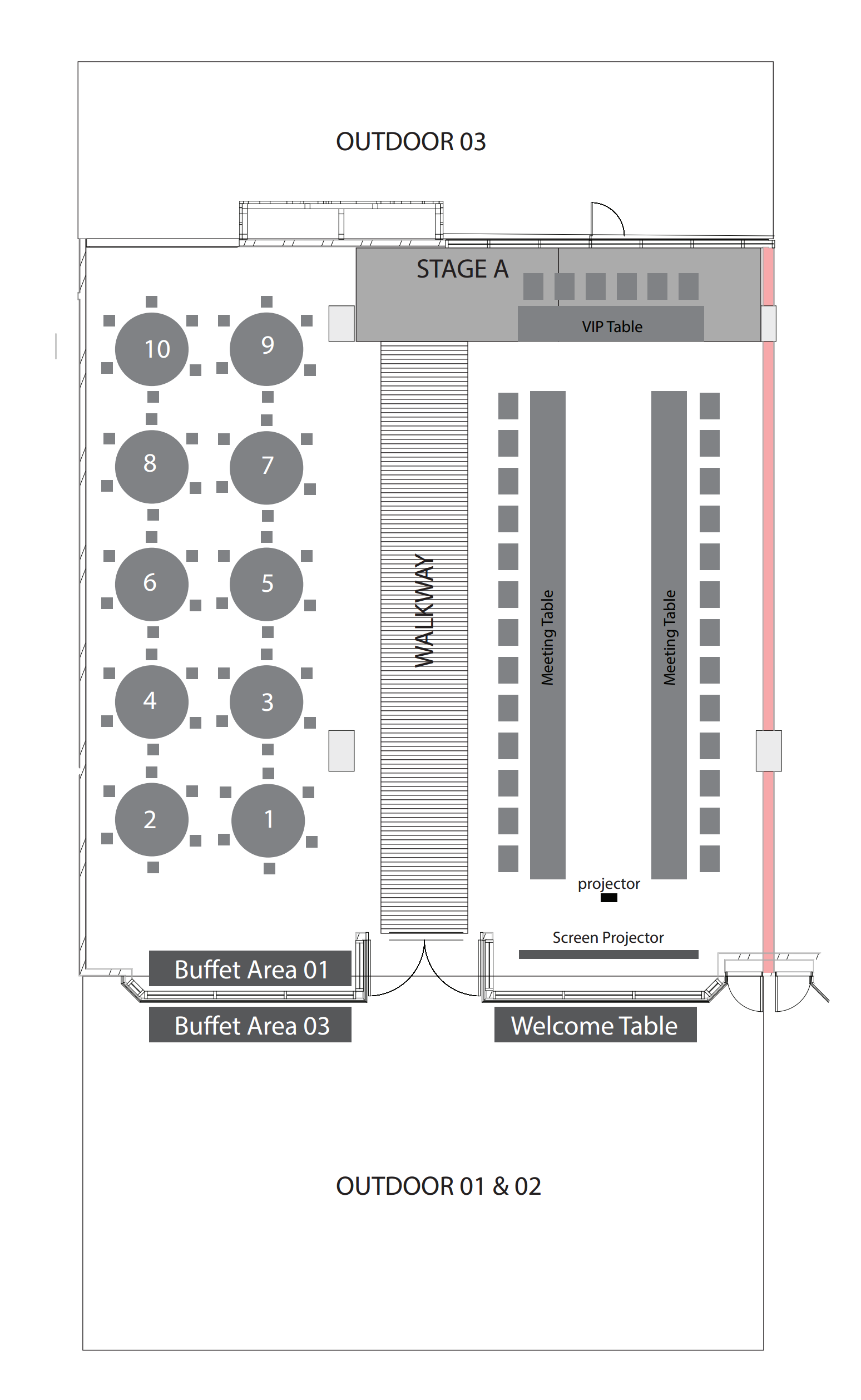Sewa Dewan Putrajaya - Event Hall Putrajaya